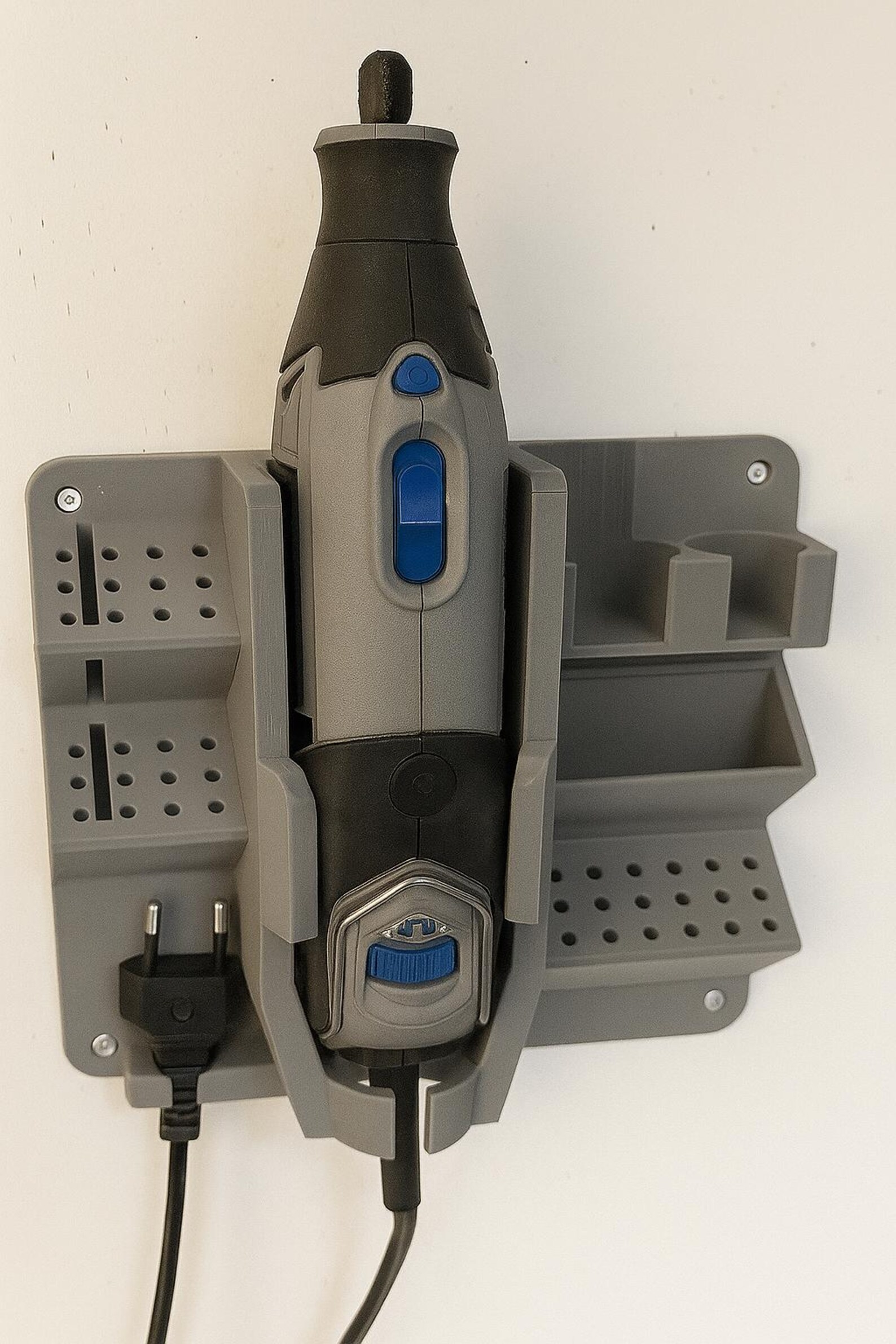 Wall Mount Dremel Organizer: 3D Printed Rotary Tool Holder - Etsy