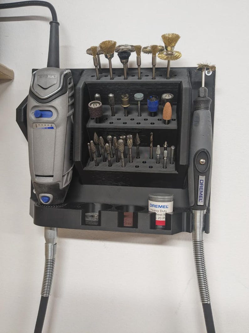 Dremel Tool Multi-tools| 3D Printed Organizer for Diyers, Garage ...