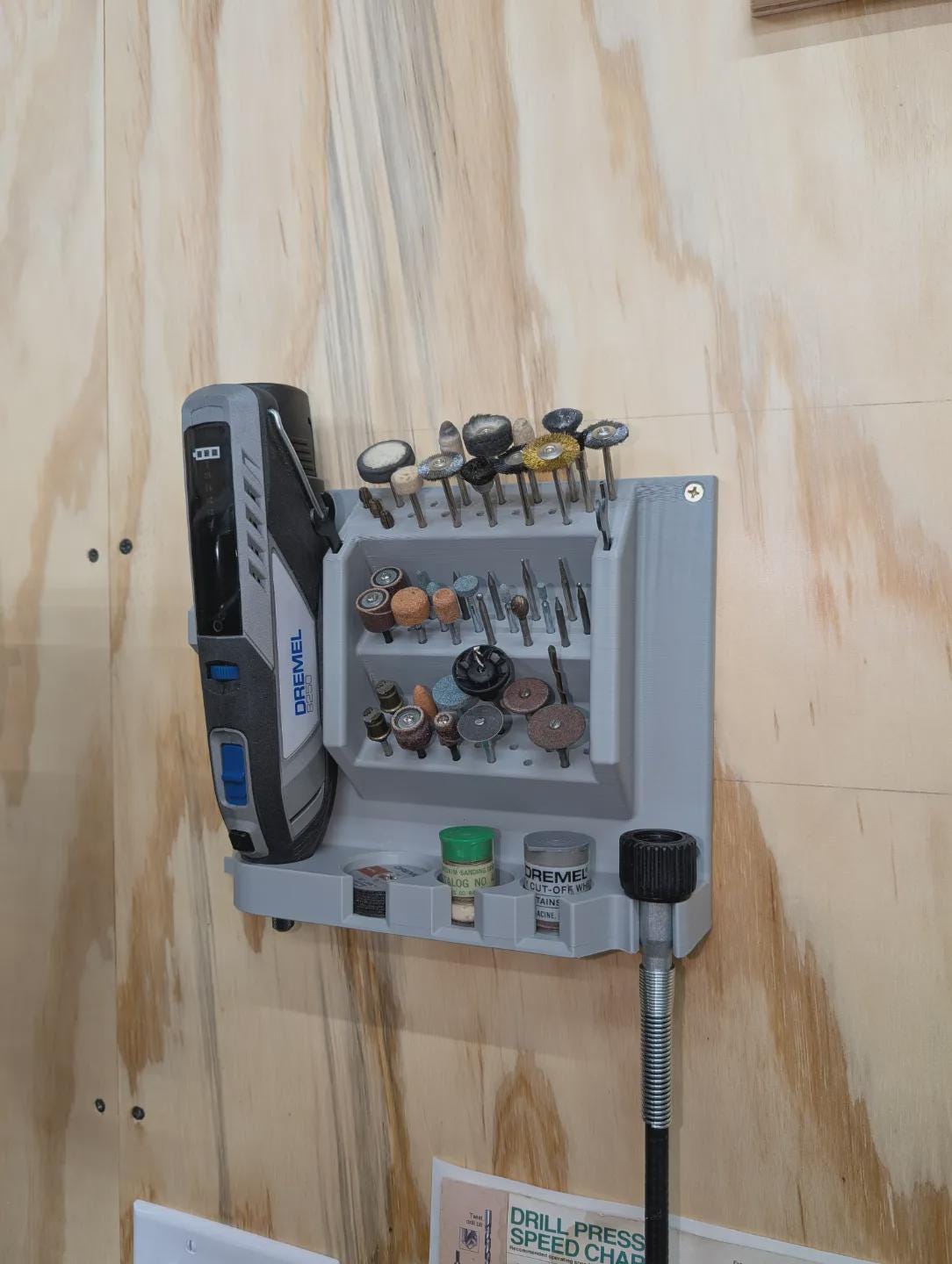 Dremel Tool Multi-tools| 3D Printed Organizer for Diyers, Garage ...