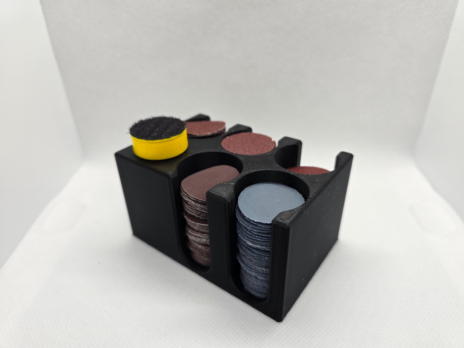 25mm Sanding Disc Organizer: Rotary Tool Abrasive Pad Storage Rack - Etsy