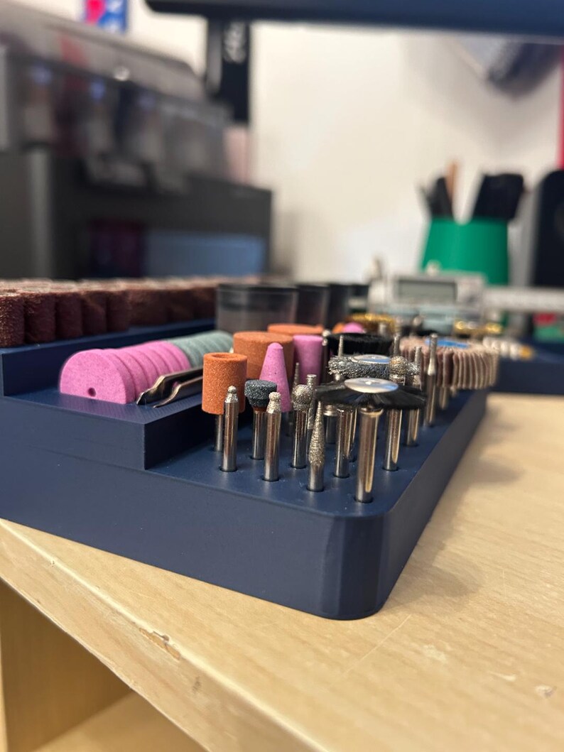 Rotary Tool Bit Holder: Universal Dremel Accessory Organizer - Etsy