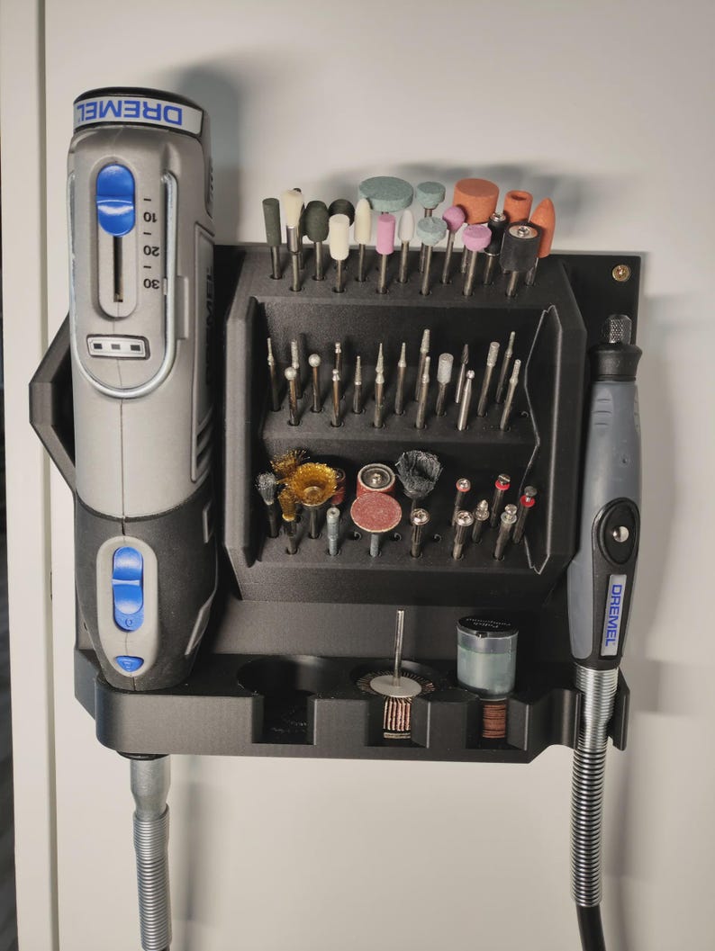 Dremel Tool Multi-tools| 3D Printed Organizer for Diyers, Garage ...
