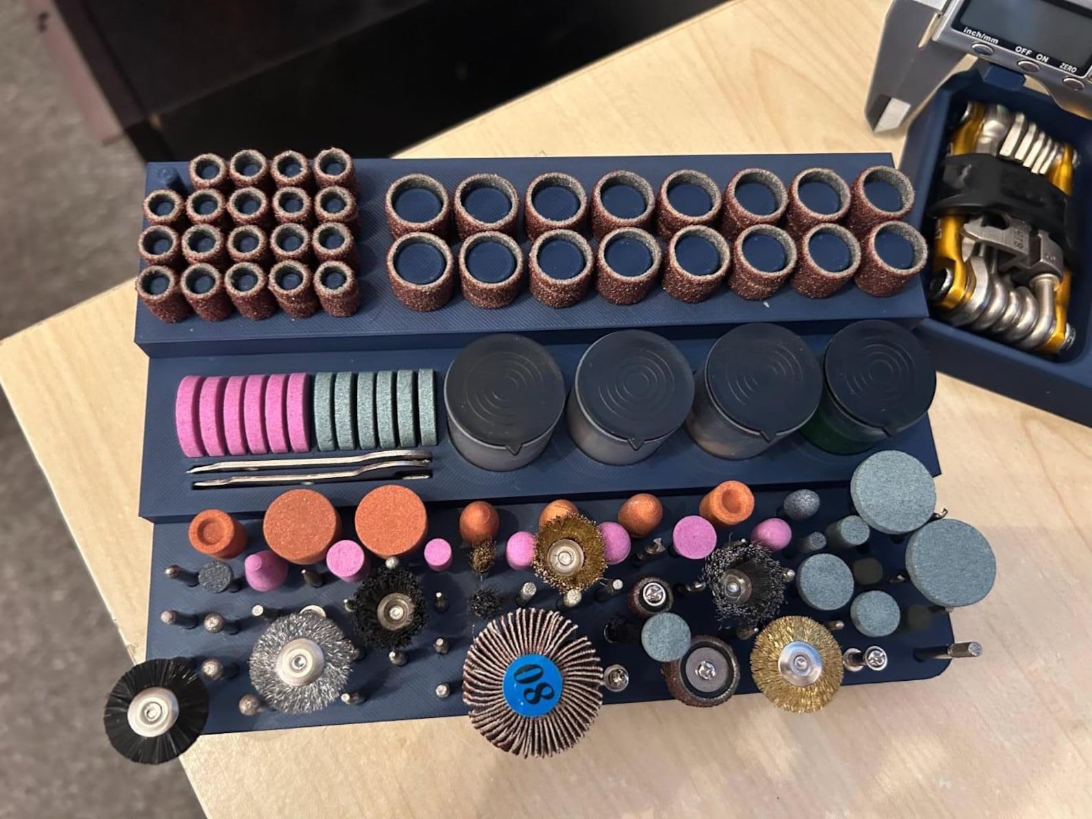 Rotary Tool Bit Holder: Universal Dremel Accessory Organizer - Etsy