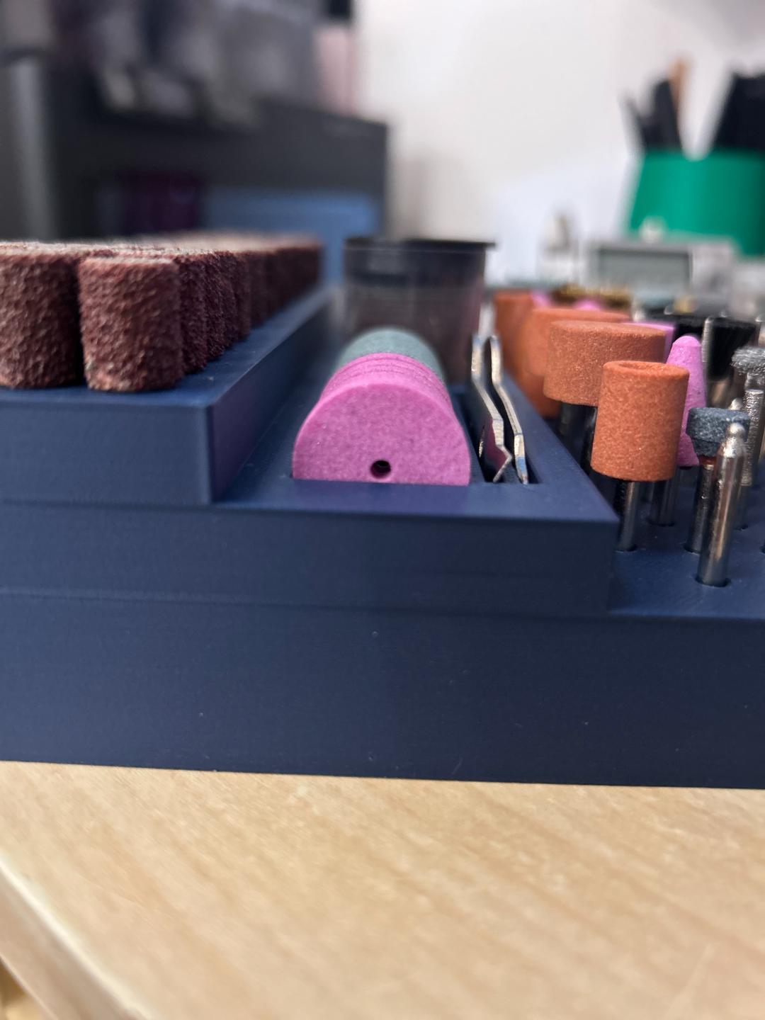Rotary Tool Bit Holder: Universal Dremel Accessory Organizer - Etsy
