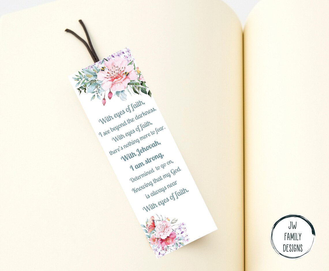 2022 Year Text Printable Bookmark JW Those Seeking Jehovah - Etsy