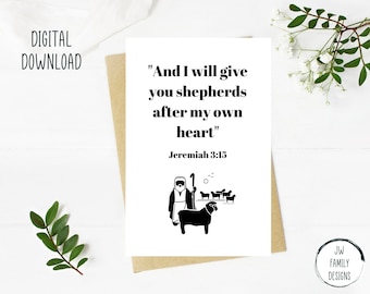 Jeremiah 3 15 - Etsy