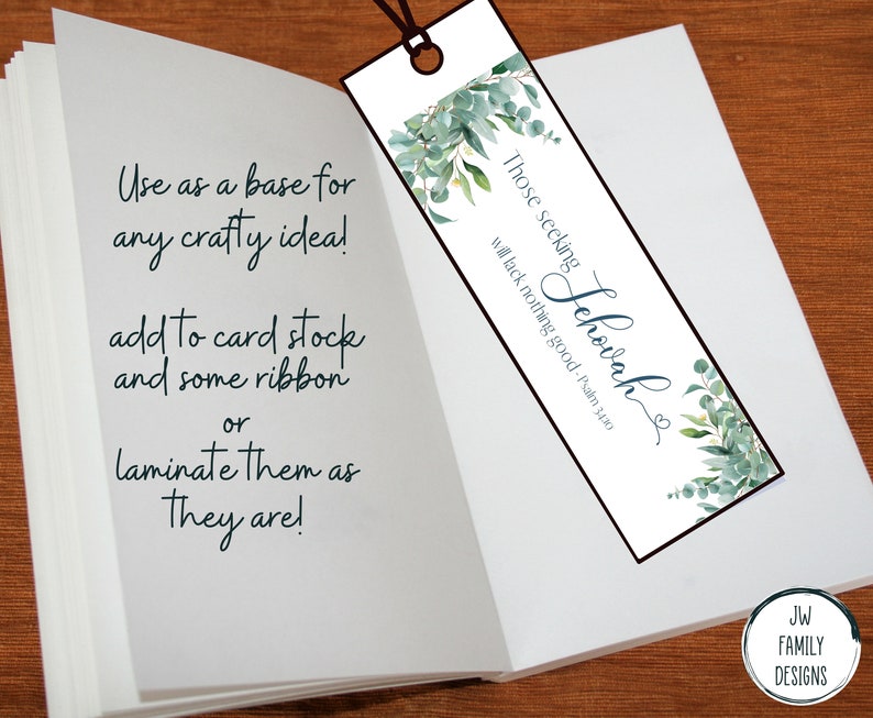 2022 Year Text Printable Bookmark JW Those Seeking Jehovah - Etsy