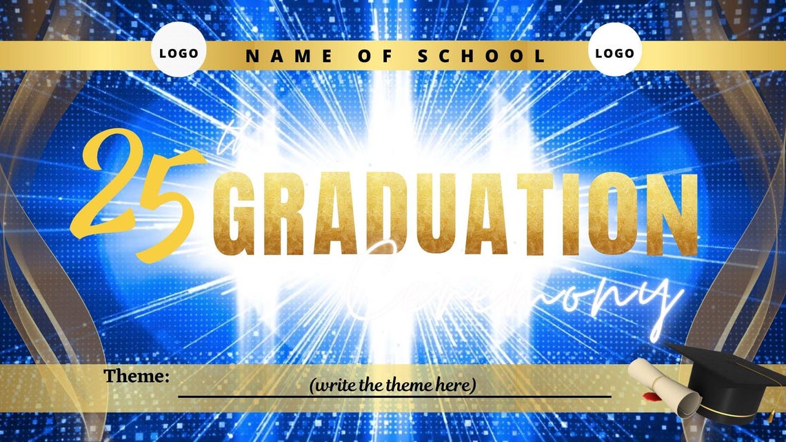 Graduation Ceremony Presentation Digital Download - Etsy
