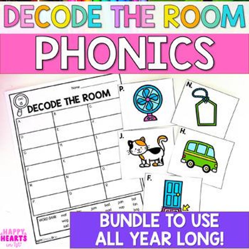 Phonics Wizard Printables: Early Reader Bundle (digital Download) - Etsy