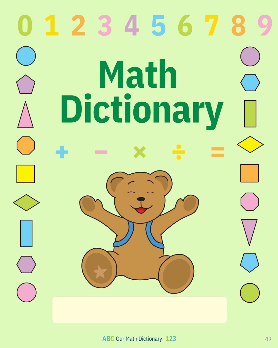 Magical Math Adventures Ebook | Worksheets + Math Dictionary - Etsy