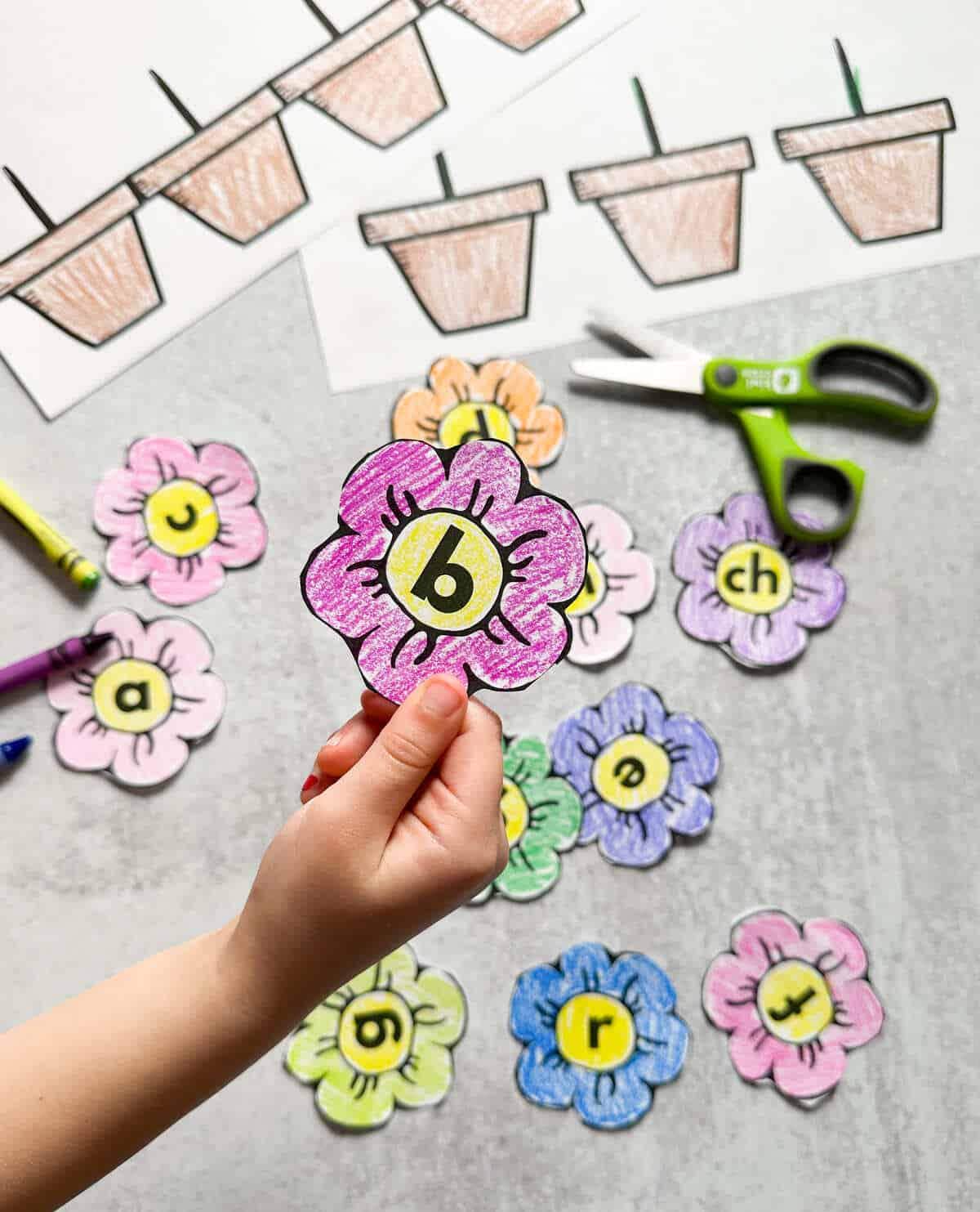 Short A CVC Word Family Flashcards | Flower Theme Printable (PDF ...