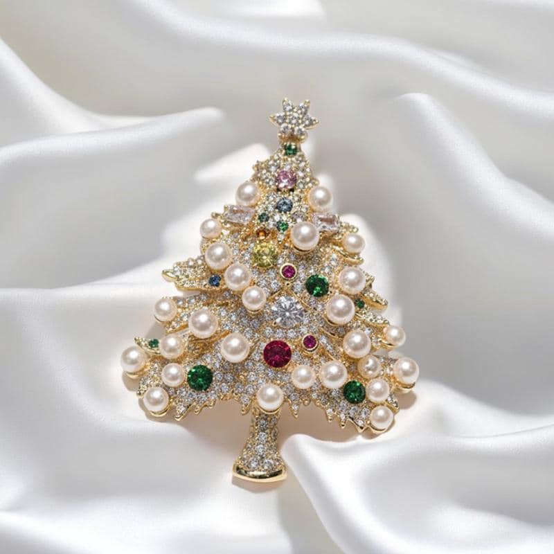 Christmas Tree Brooch - Etsy