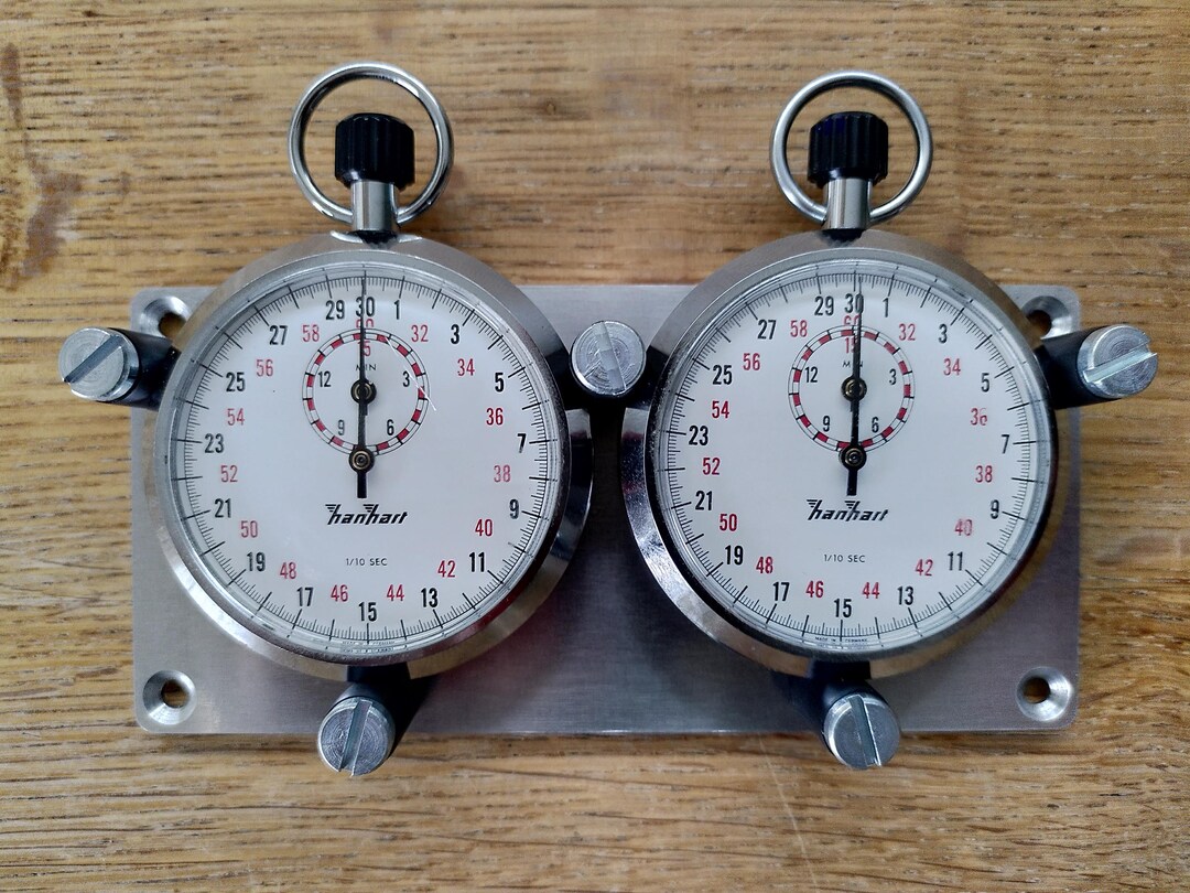 HANHART Stopwatch Set for Motorsport, Vintage Car Rallies and Hill ...
