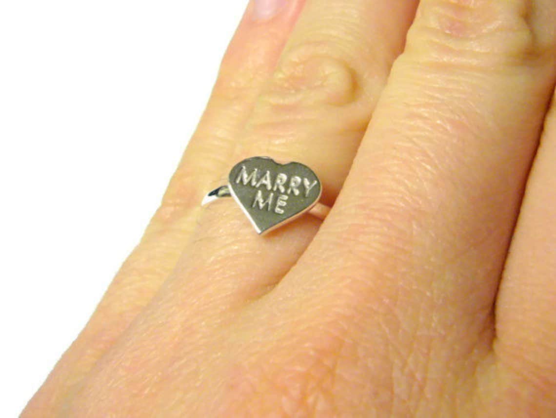 Will You Marry Me Ring Marriage Proposal Ring Sterling Silver Ring ...