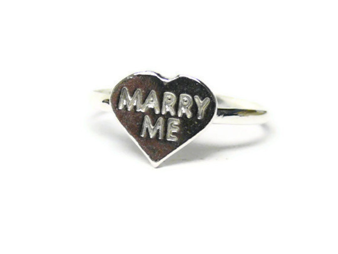 Will You Marry Me Ring Marriage Proposal Ring Sterling Silver Ring ...