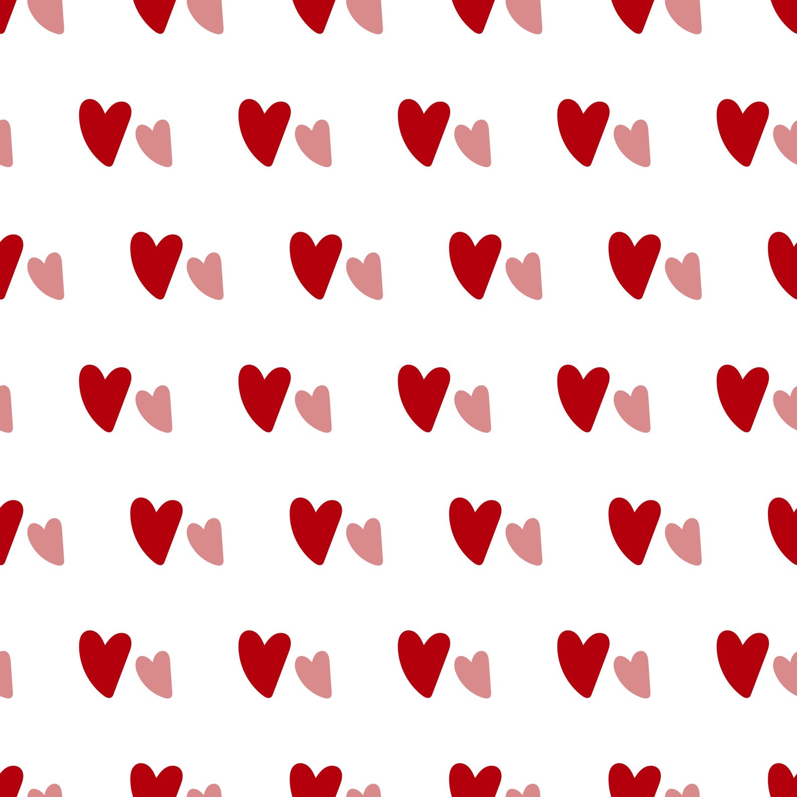 Heart Seamless Pattern Digital Papers - Etsy