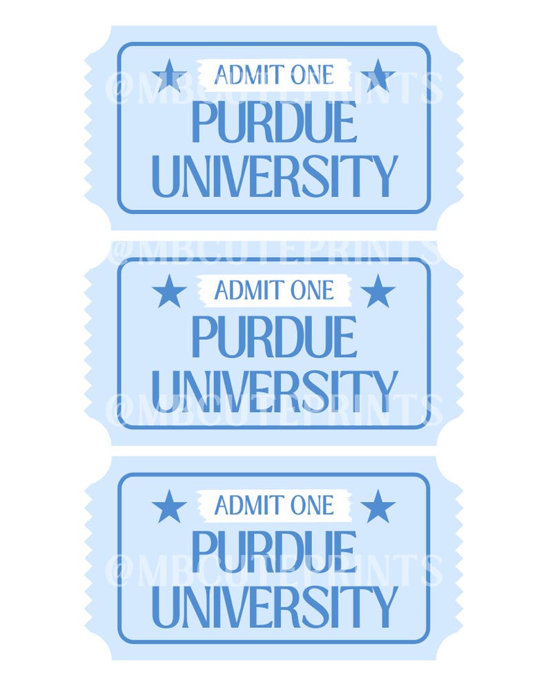 PURDUE UNIVERSITY | Set of 6 | Digital Downloads - Etsy