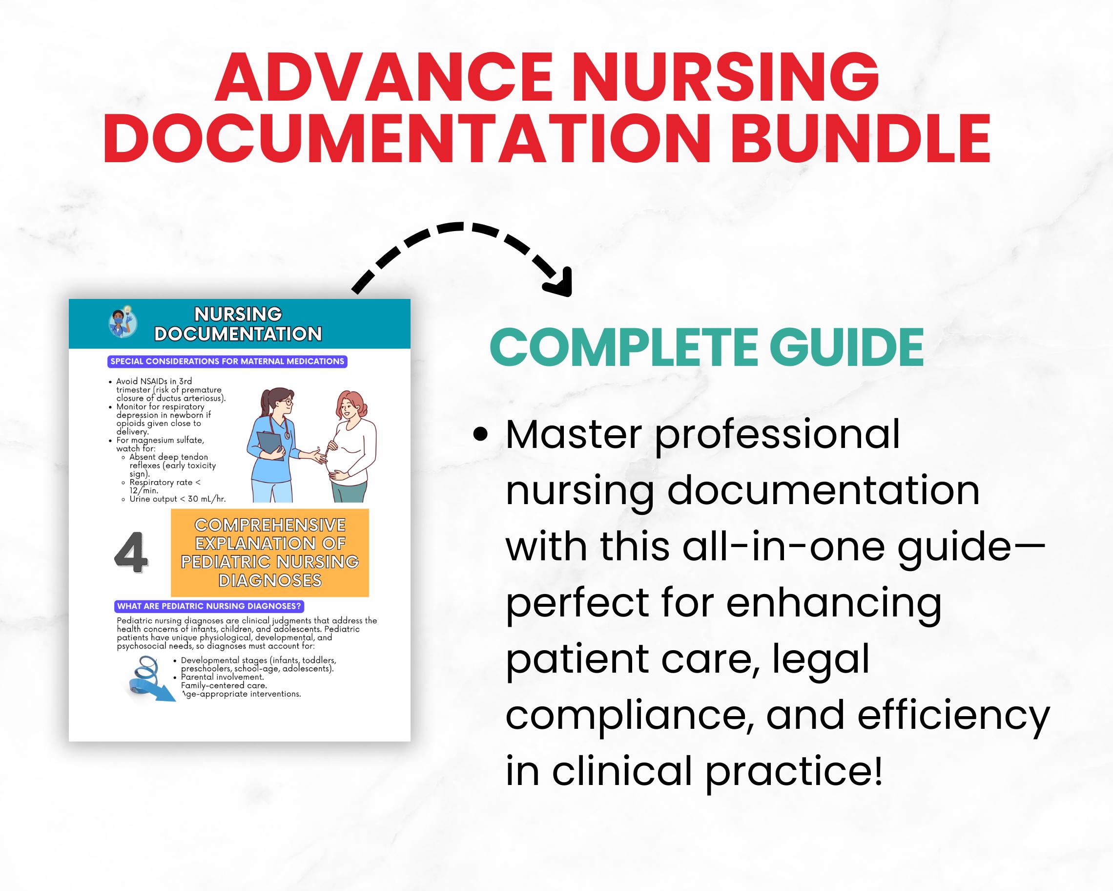 Nursing Documentation Template: Charting Guide & Cheat Sheet (PDF ...