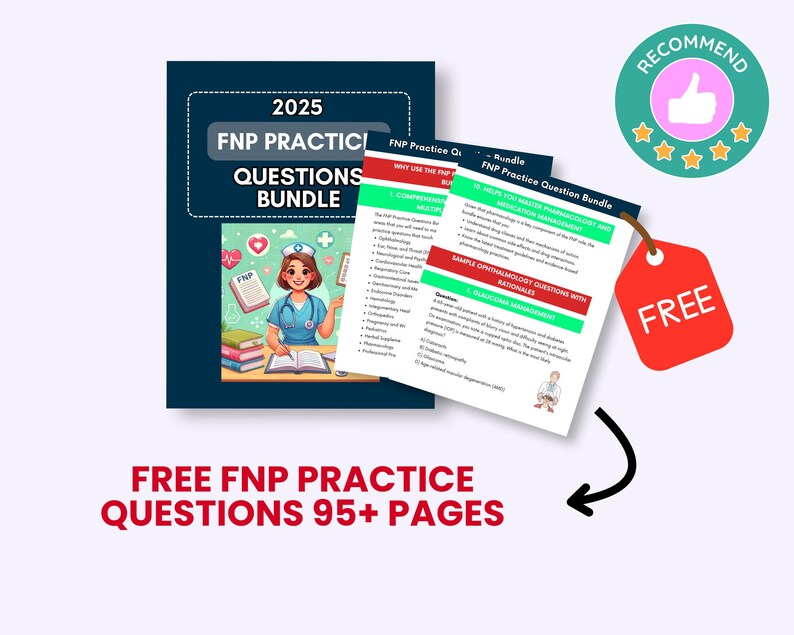 FNP Exam Prep 2025: Nurse Practitioner Study Guide (printable PDF) - Etsy