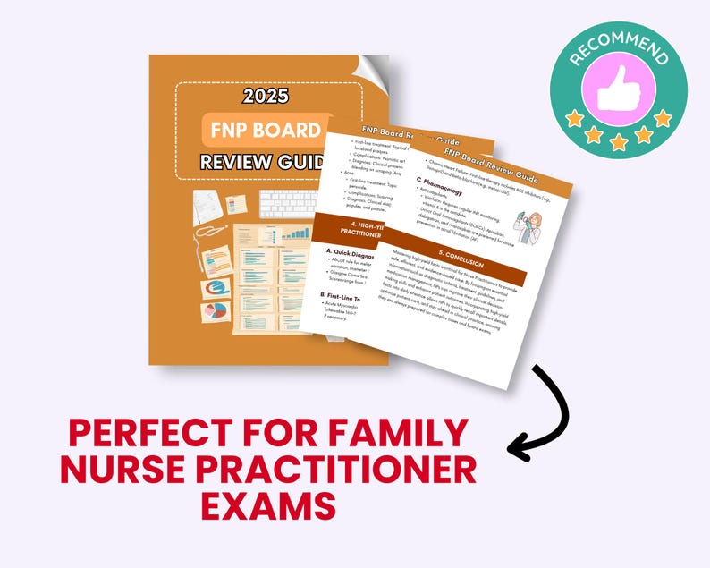 FNP Board Exam Review: Comprehensive NP Study Guide (PDF Download) - Etsy