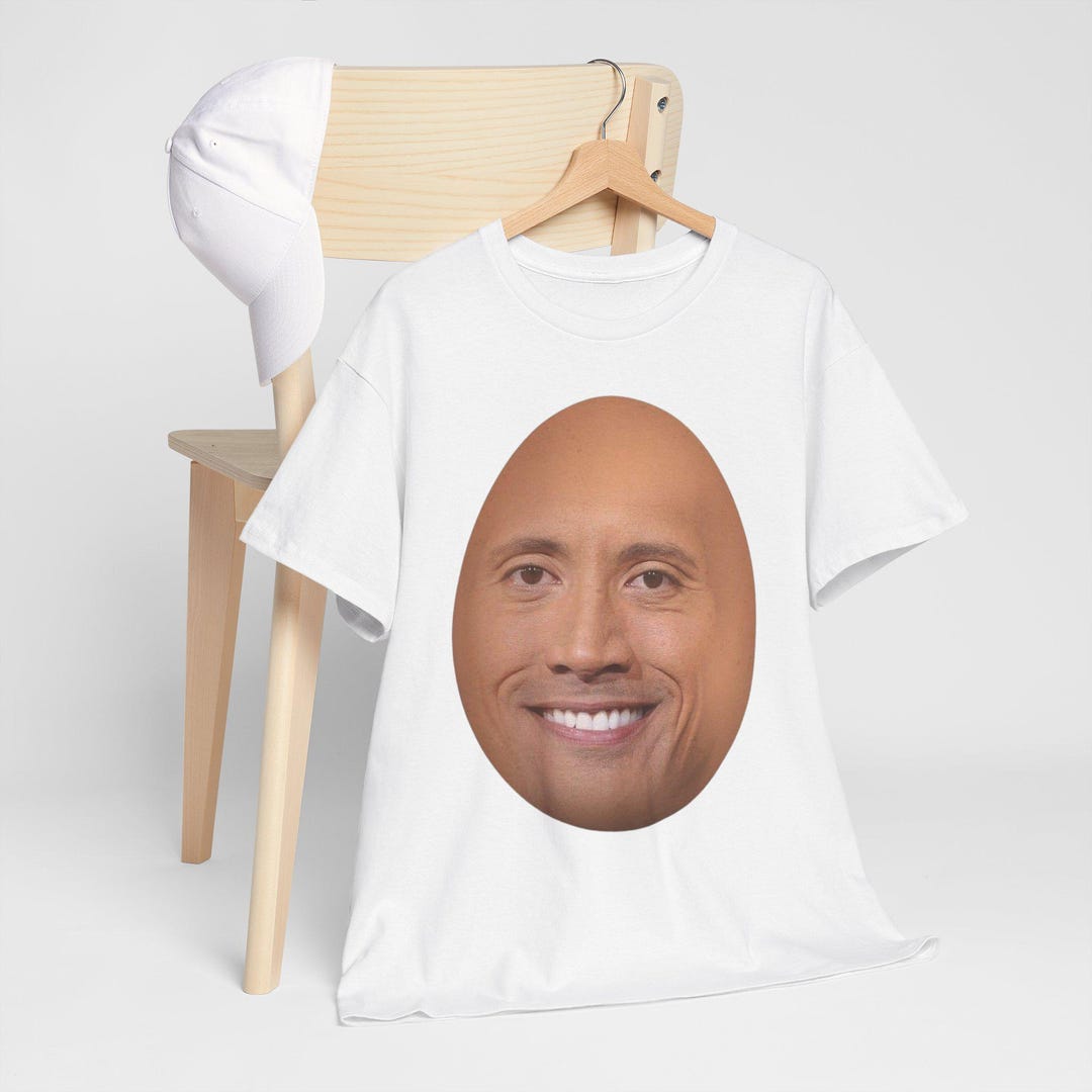 Funny Dwayne Johnson T-shirt - the Rock Tee - Brainrot Meme Shirt ...