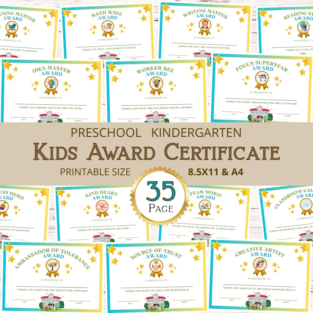 Funny Student Award Certificates: Printable Classroom Awards (PDF & PNG ...