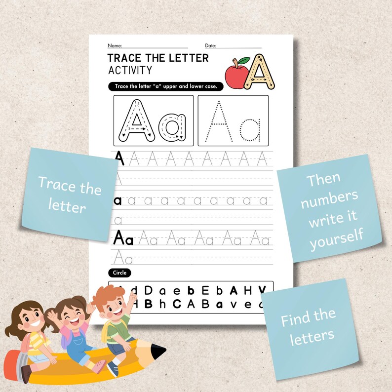 Alphabet Tracing Worksheets for Kids | ABC Letters Tracing PDF ...
