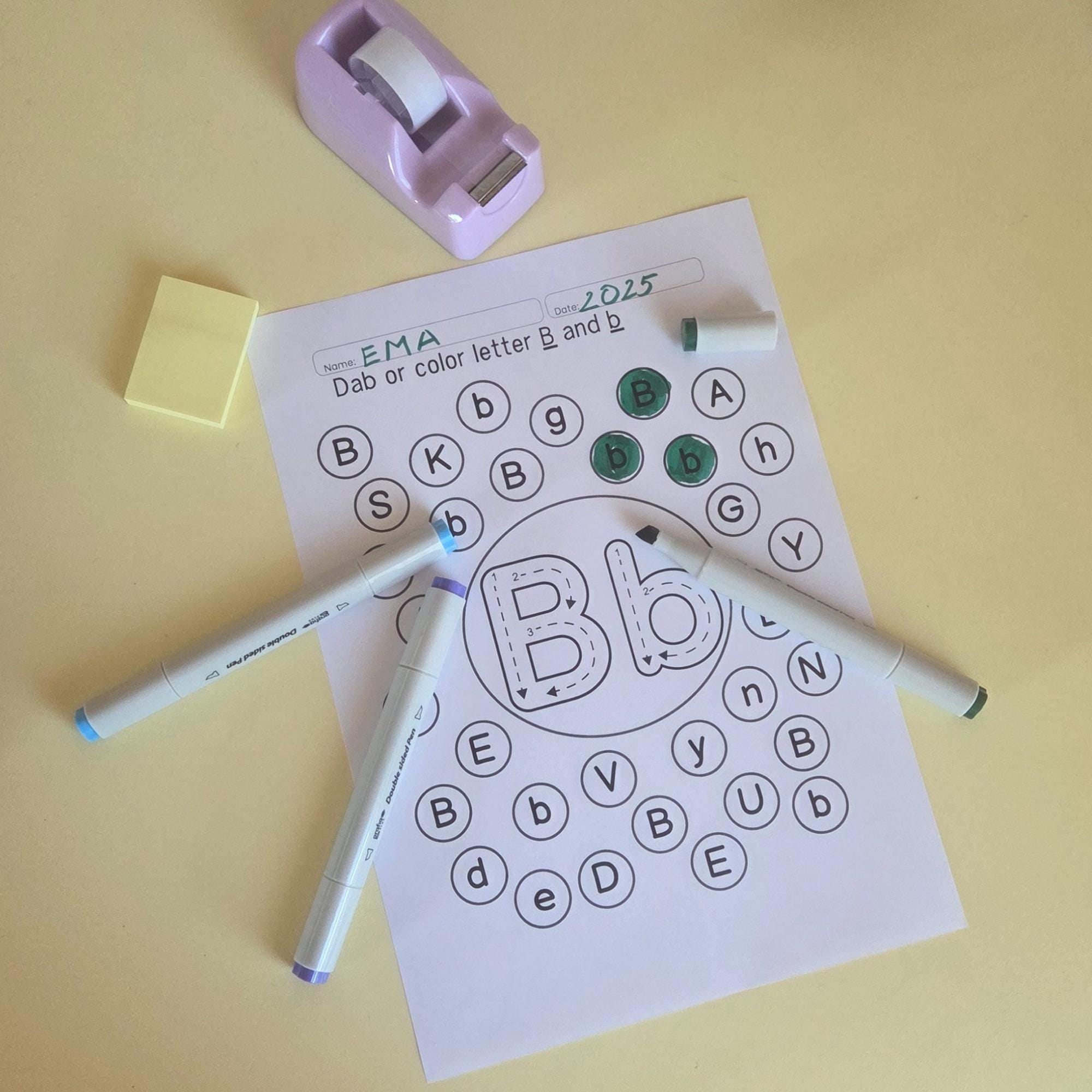 Alphabet Find and Color Worksheets: ABC Letter Hunt, Preschool Learning ...