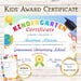 Kindergarten Graduation Certificate: Printable PDF Keepsake (fill-in ...