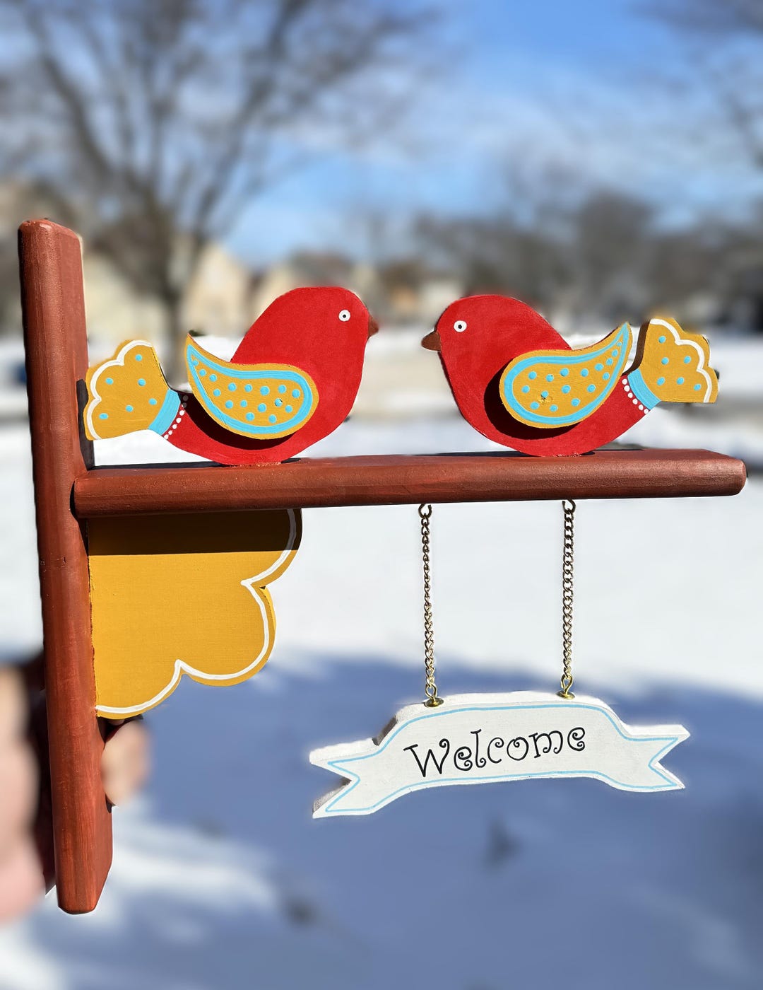 Welcome Bird Wall Decor # 1 - Etsy