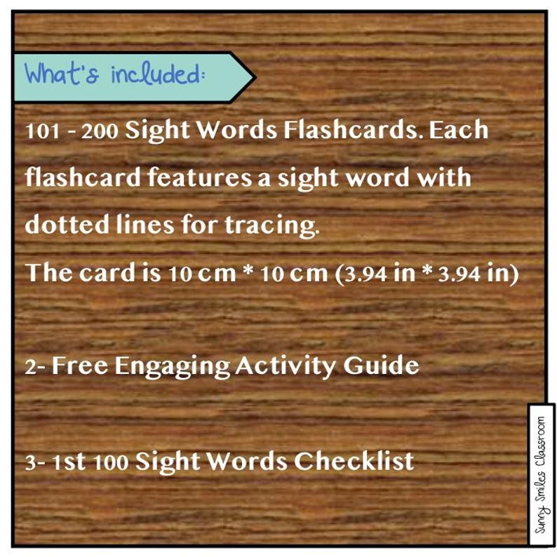 Second 100 Fry Sight Words Printables Tracing Flash Cards for ...