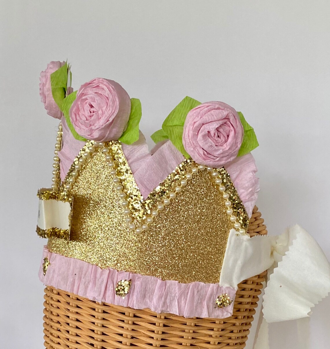 Birthday Crown Birthday Hat Adult Birthday Hat Gold and - Etsy