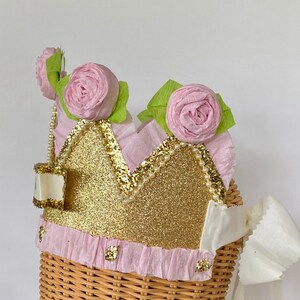 Birthday Crown, Birthday Hat, Adult Birthday Hat, Gold and Pink ...