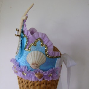 MERMAID BIRTHDAY CROWN ,mermaid Birthday Hat, Under the Sea Birthday ...