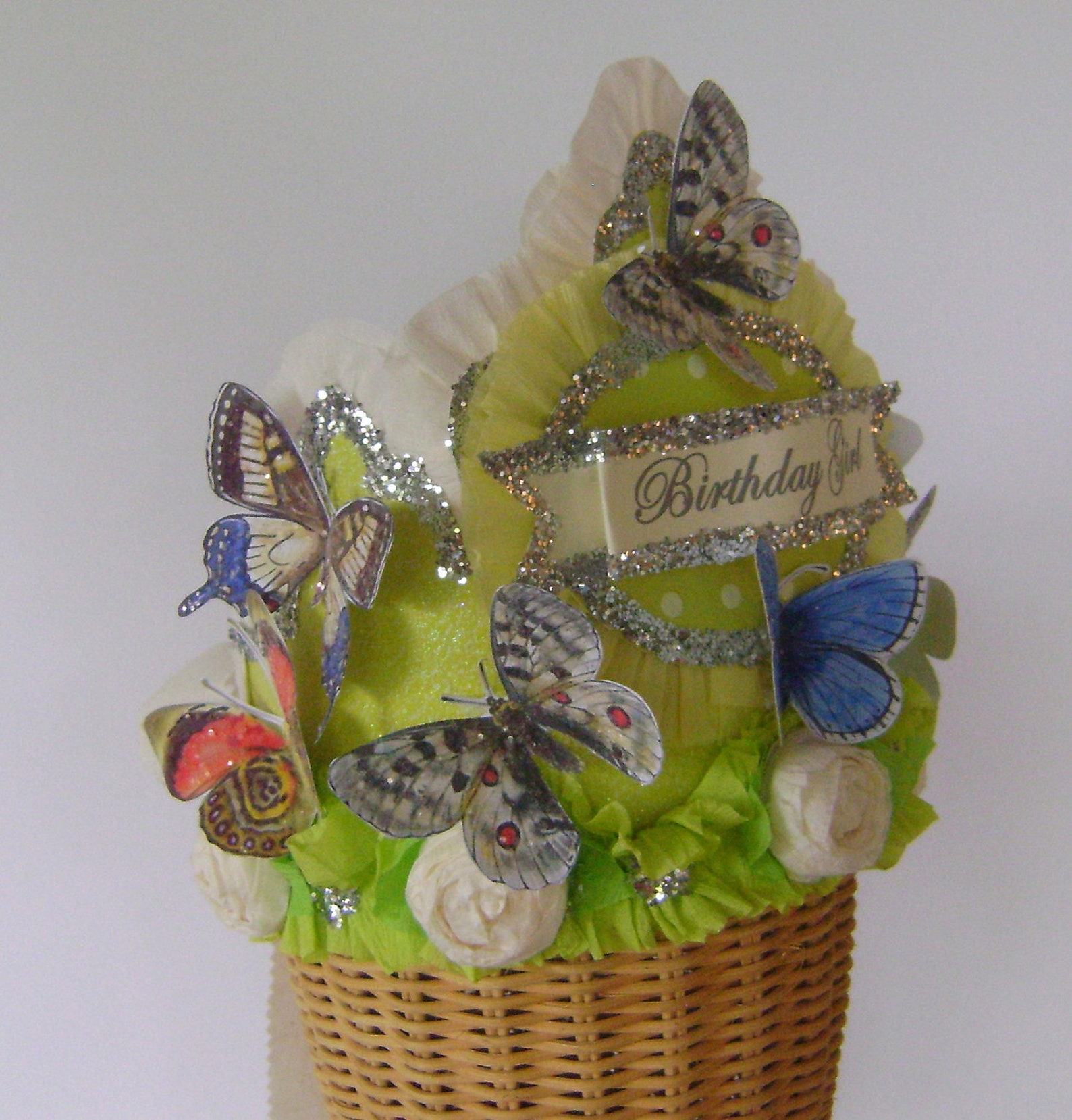 Butterfly Birthday Hat Butterfly Birthday Crown Birthday - Etsy