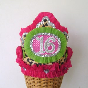SWEET 16 Birthday Hat, Sweet 16 Birthday Crown 16th Birthday Customize ...