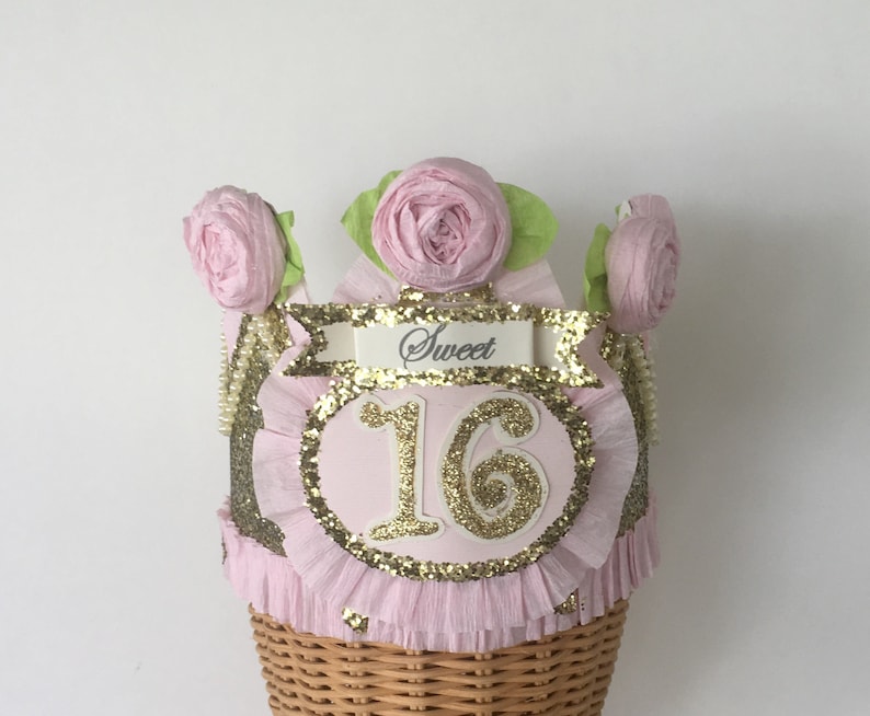 16th Birthday Hat Sweet 16 Birthday Hat 16th Birthday Fits - Etsy