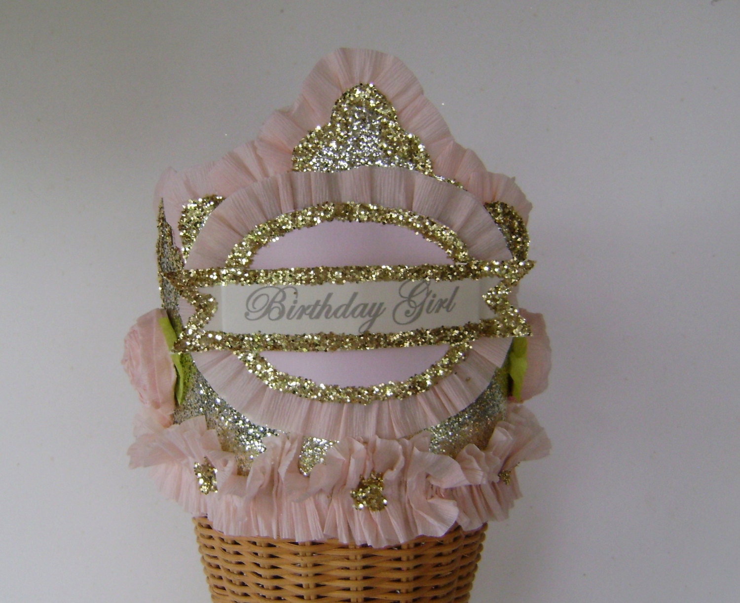 Birthday Hat Birthday Crown Gold Glitter Birthday Hat - Etsy
