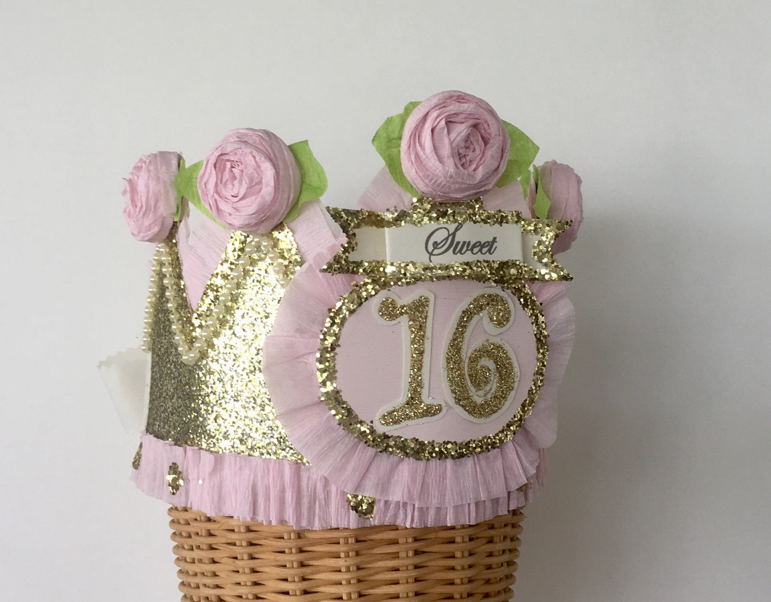 16th Birthday Hat Sweet 16 Birthday Hat 16th Birthday Fits - Etsy