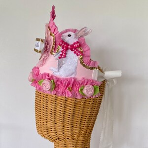 Bunny Birthday Hat, Birthday Crown, Bunny, Pink Birthday Hat, Happy ...