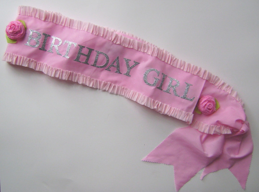 Birthday Sash, Birthday Girl Sash, Customize With Any Colors ...