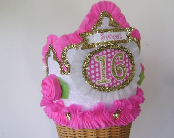MERMAID BIRTHDAY CROWN ,mermaid Birthday Hat, Under the Sea Birthday ...