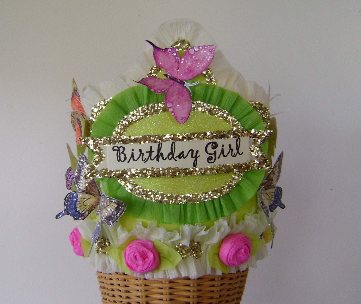 Butterfly Birthday Hat Butterfly Birthday Crown Garden - Etsy