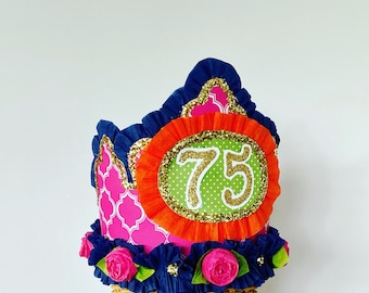 75th Birthday Hat - Etsy