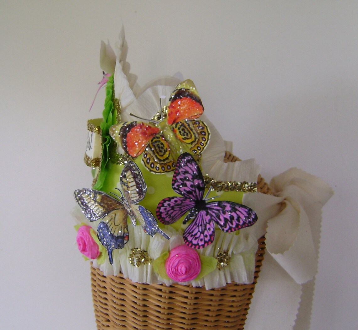 Butterfly Birthday Hat Butterfly Birthday Crown Garden - Etsy