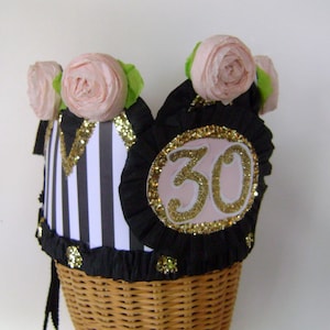 30th Birthday Party Crown, 30th Birthday Hat, Fits Adult or Child ...