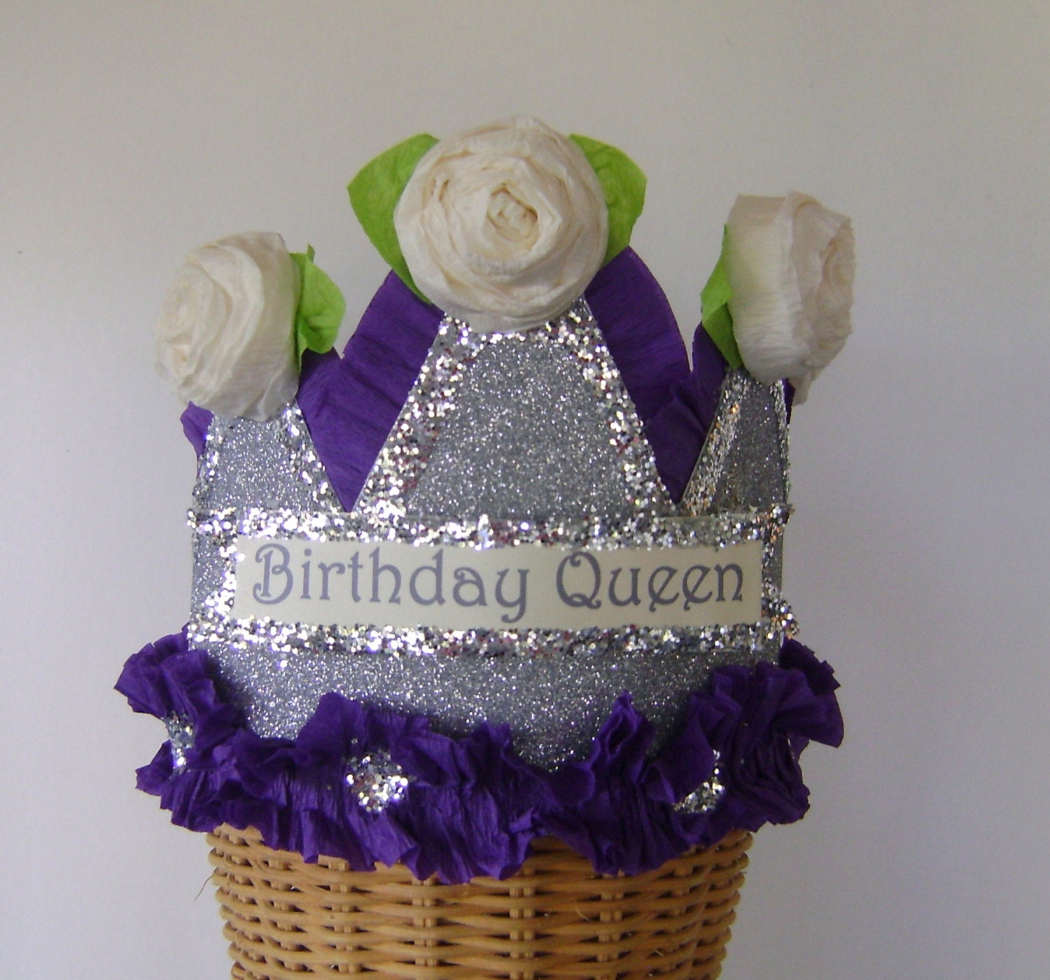 Birthday Party Crown Birthday Party Hat Silver Birthday Hat | Etsy