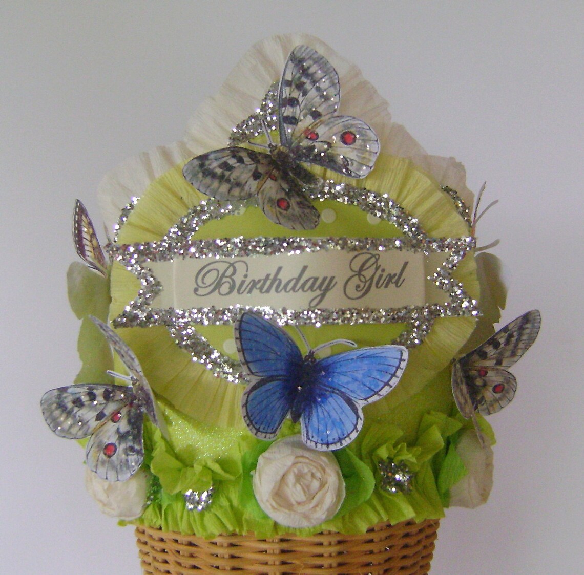 Butterfly Birthday Hat Butterfly Birthday Crown Birthday - Etsy