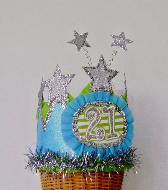 21st Birthday hat 21st birthday Crown 21st birthday custom | Etsy
