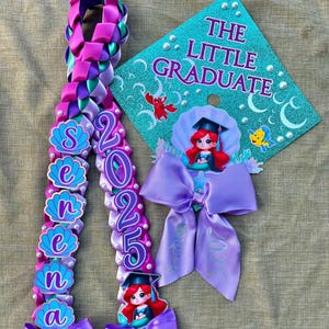 Kindergarten Graduation Cap Topper and Lei Set – Class of 2026 Custom ...
